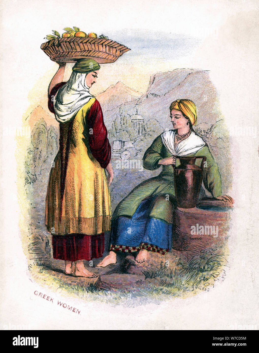 Greek woman jug hi-res stock photography and images - Alamy