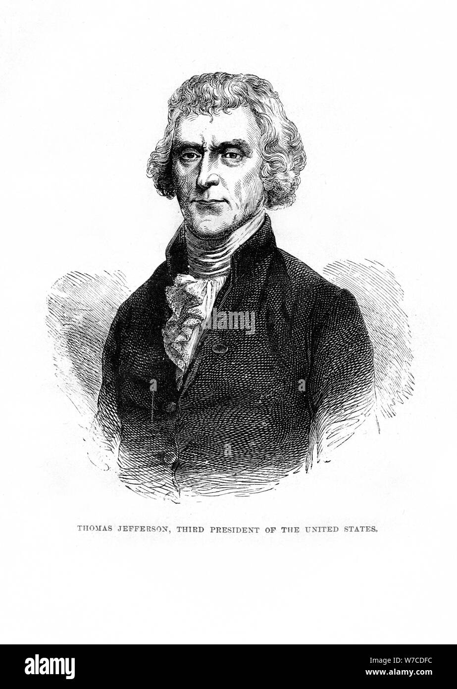 Portrait of thomas jefferson Black and White Stock Photos & Images - Alamy