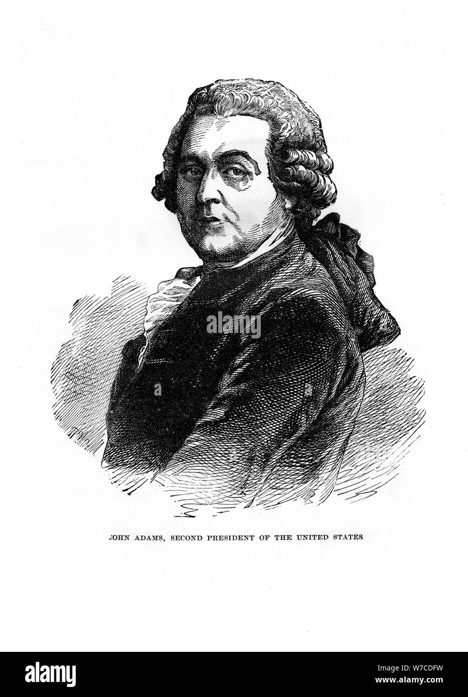 John Adams, the second President of the United States, 1872. Artist ...