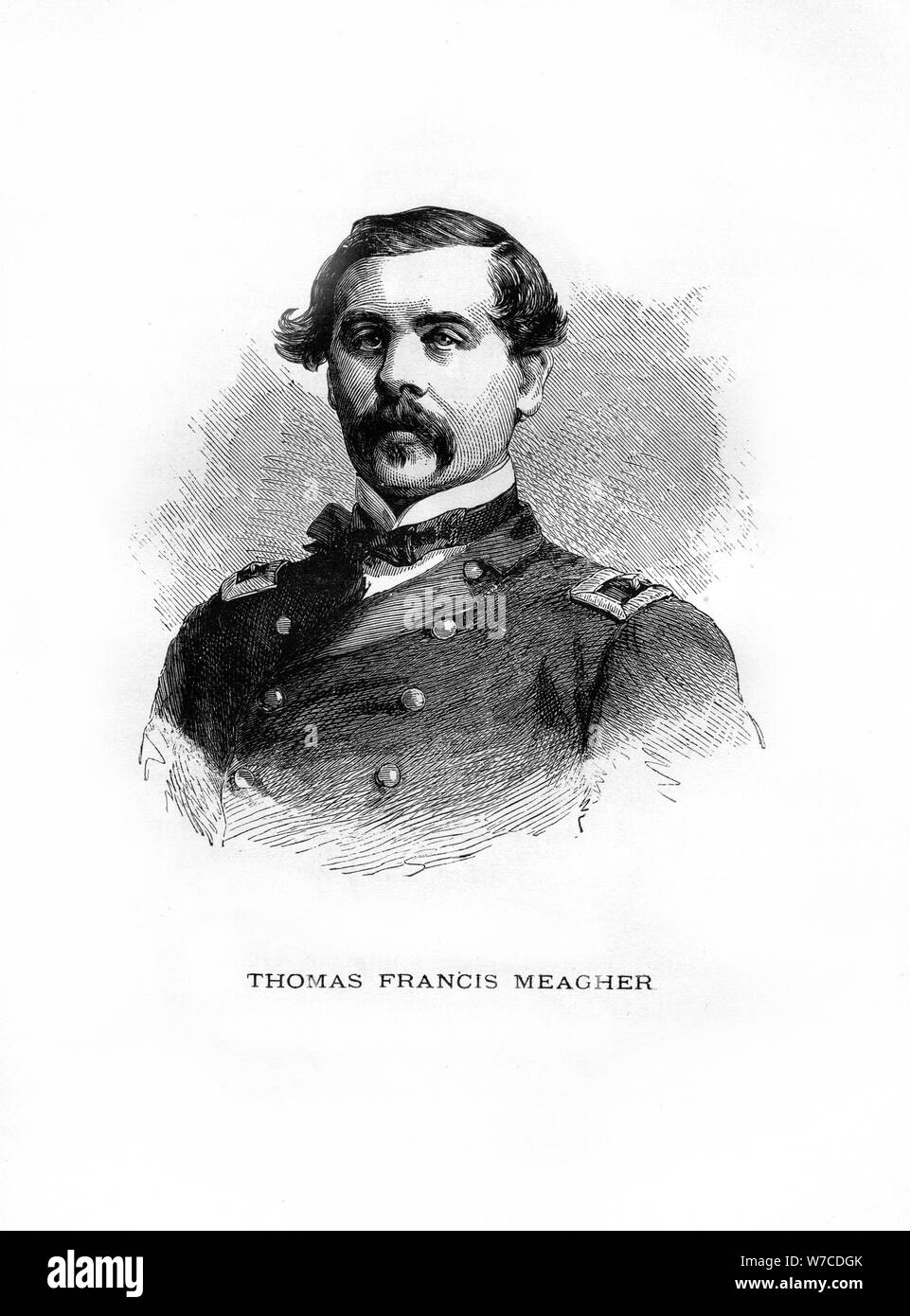 Thomas Francis Meagher, Irish revolutionary, (1872). Artist: Unknown ...