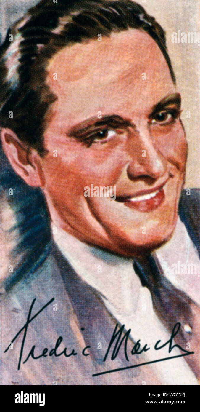 Fredric March, (1897-1975), two time Academy Award winning American actor, 20th century. Artist ...