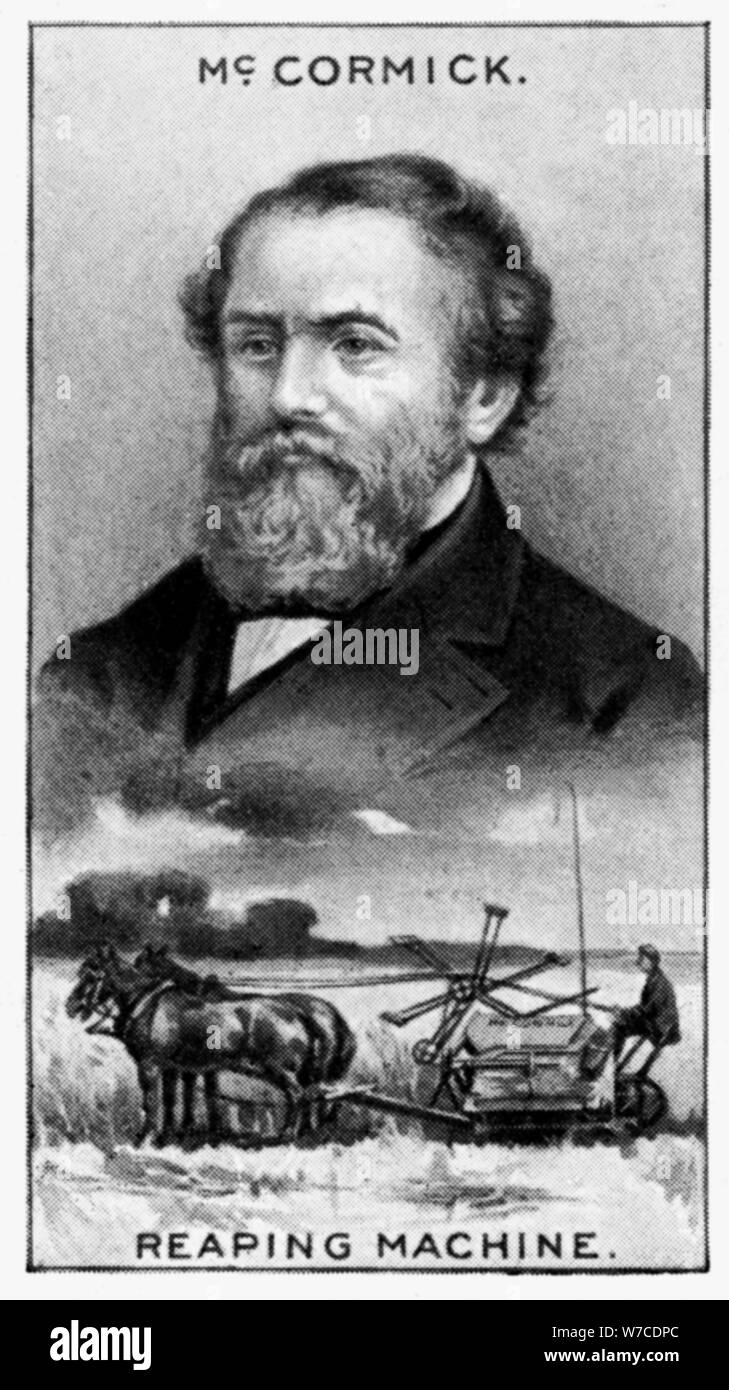 Cyrus Hall McCormick, Irish American farmer, inventor, businessman, and ...
