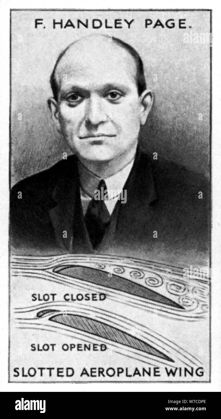 Sir Frederick Handley Page, English industrialist, (c1924). Artist ...