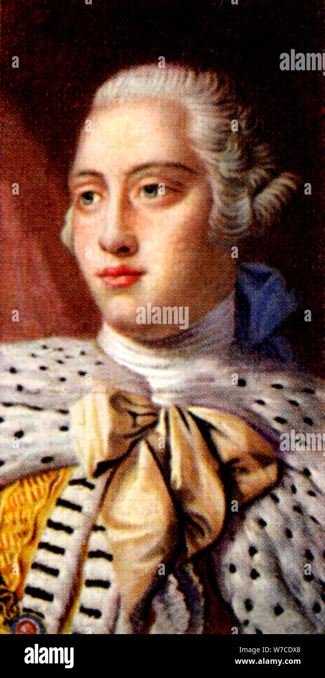 King George III. Artist: Unknown Stock Photo - Alamy