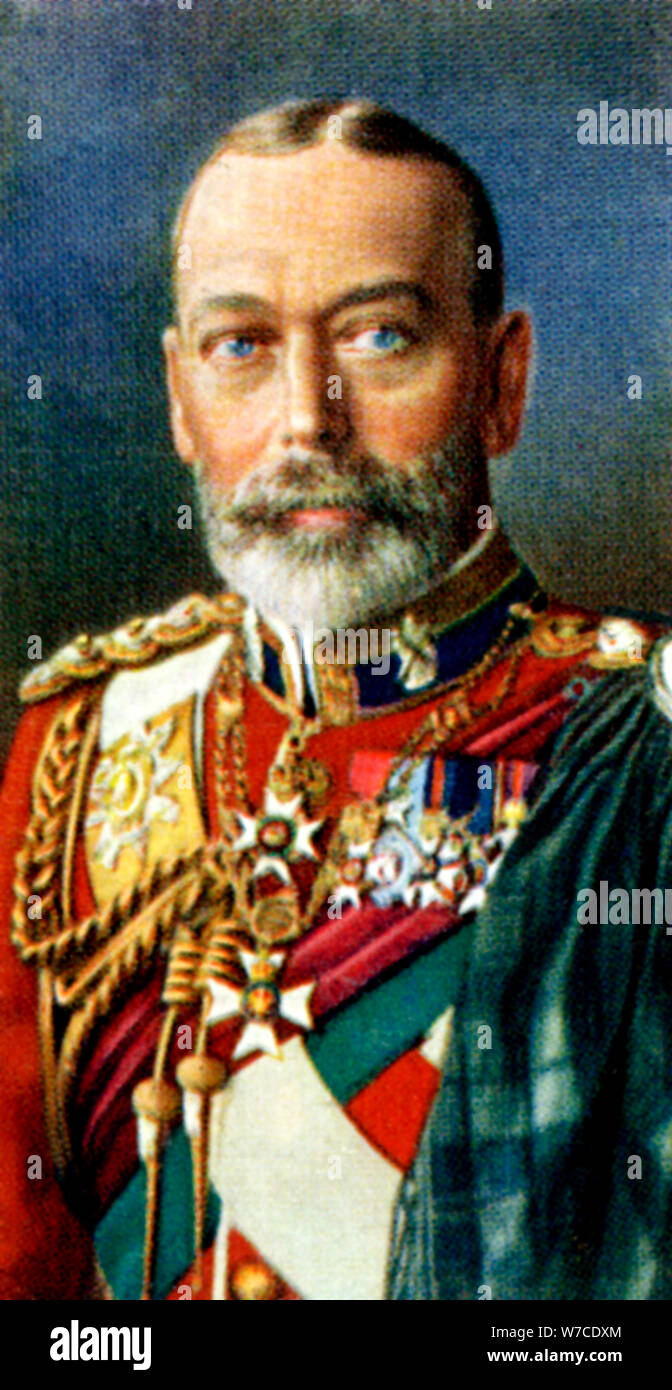 King George V. Artist: Unknown Stock Photo - Alamy