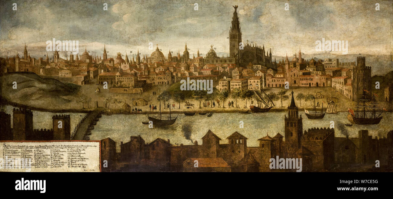 View of Hispalis (Seville Stock Photo - Alamy
