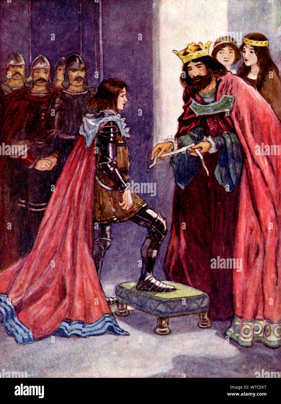 Medieval knight king prince hi-res stock photography and images - Alamy