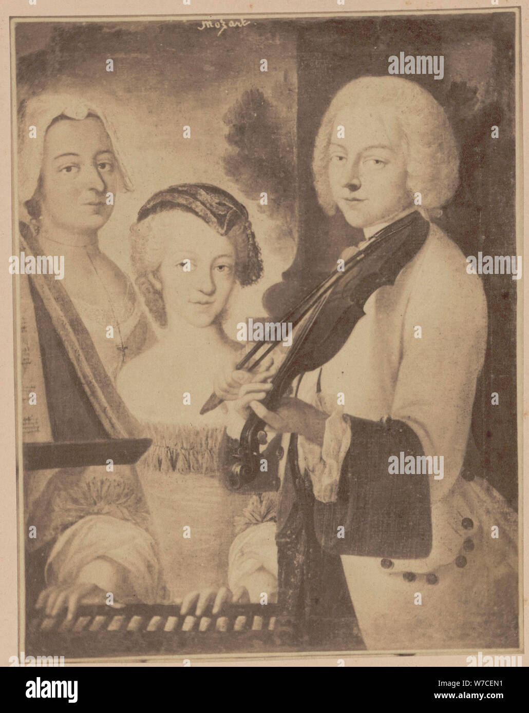 Wolfgang amadeus mozart portrait hi-res stock photography and images ...