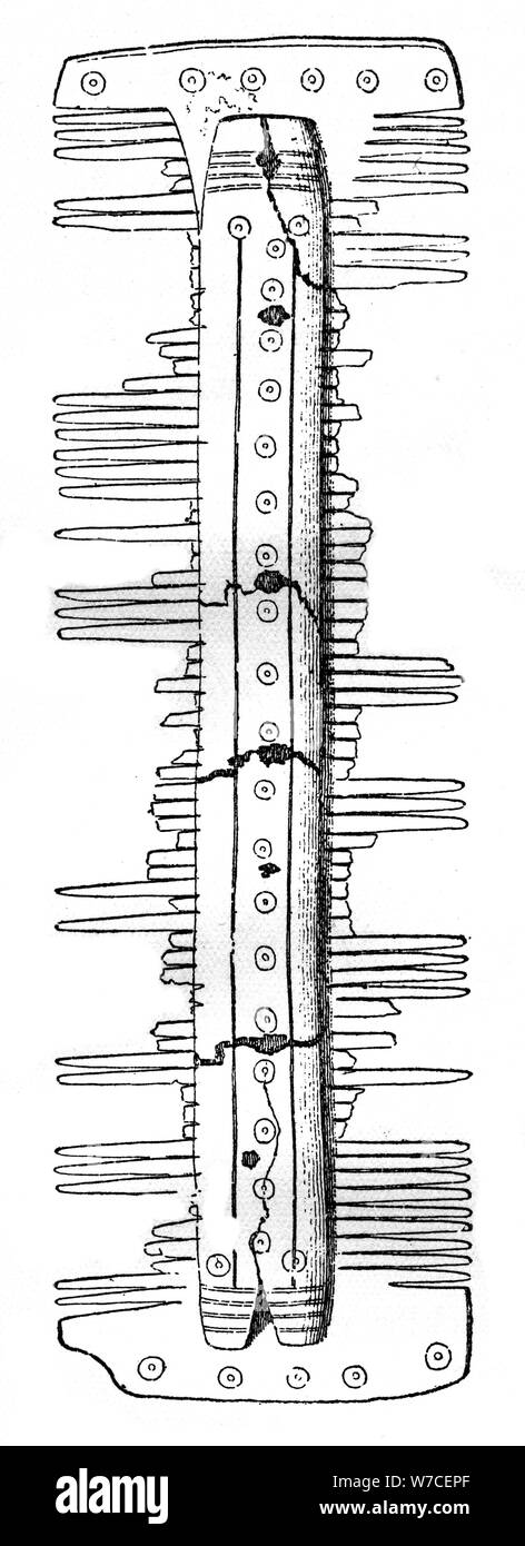 Saxon comb, (1910). Artist: Unknown Stock Photo - Alamy