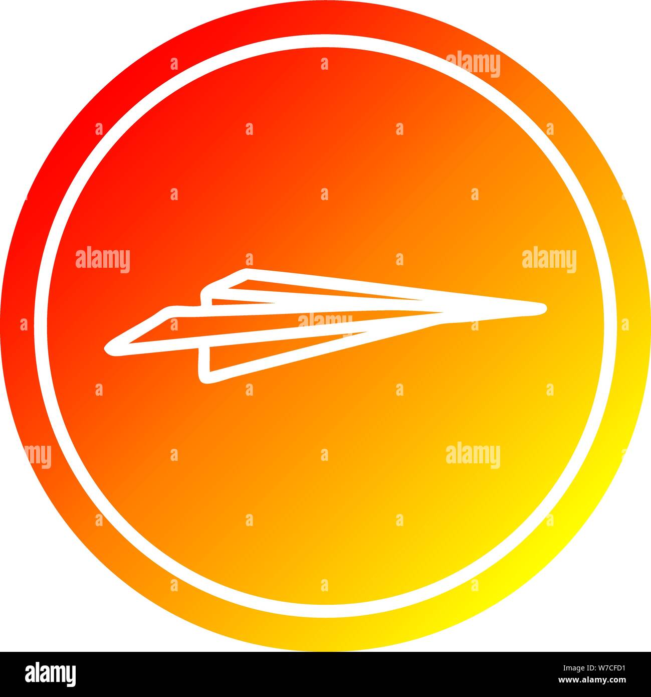 Circular image plane Stock Vector Images - Alamy