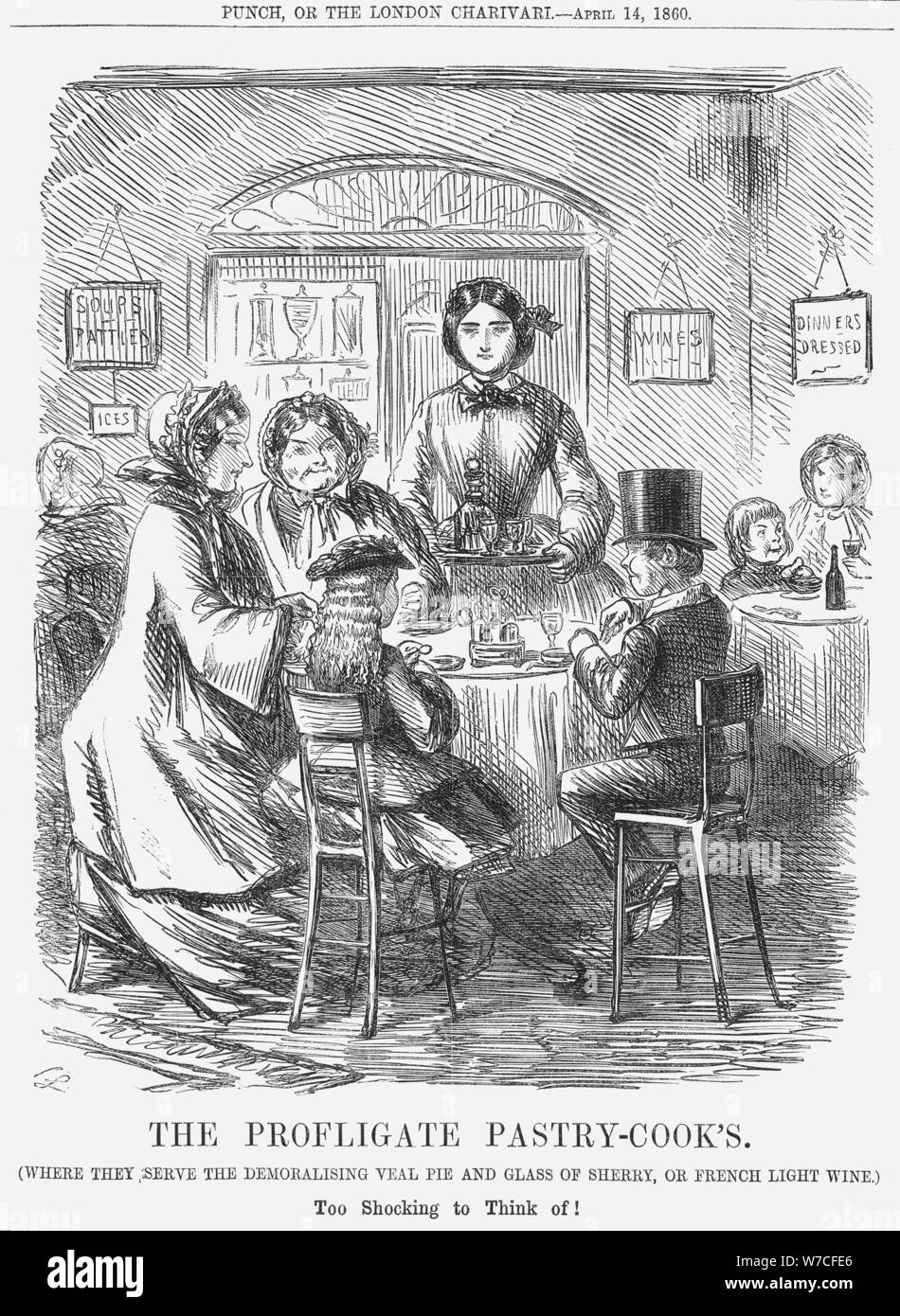 Restaurant Food 19th Century Stock Photos & Restaurant Food 19th ...