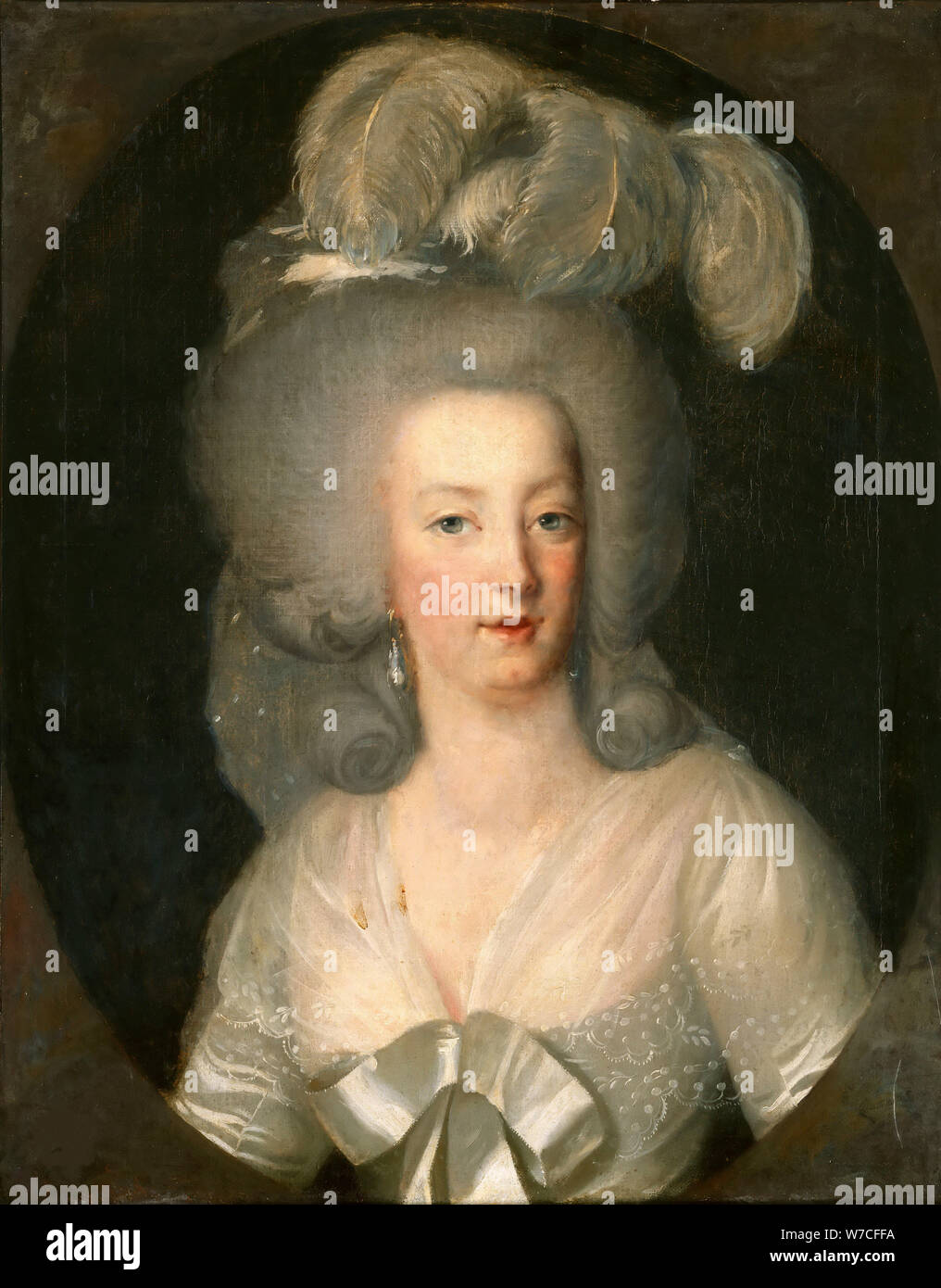 Portrait of Queen Marie Antoinette of France (1755-1793), 1780s Stock ...