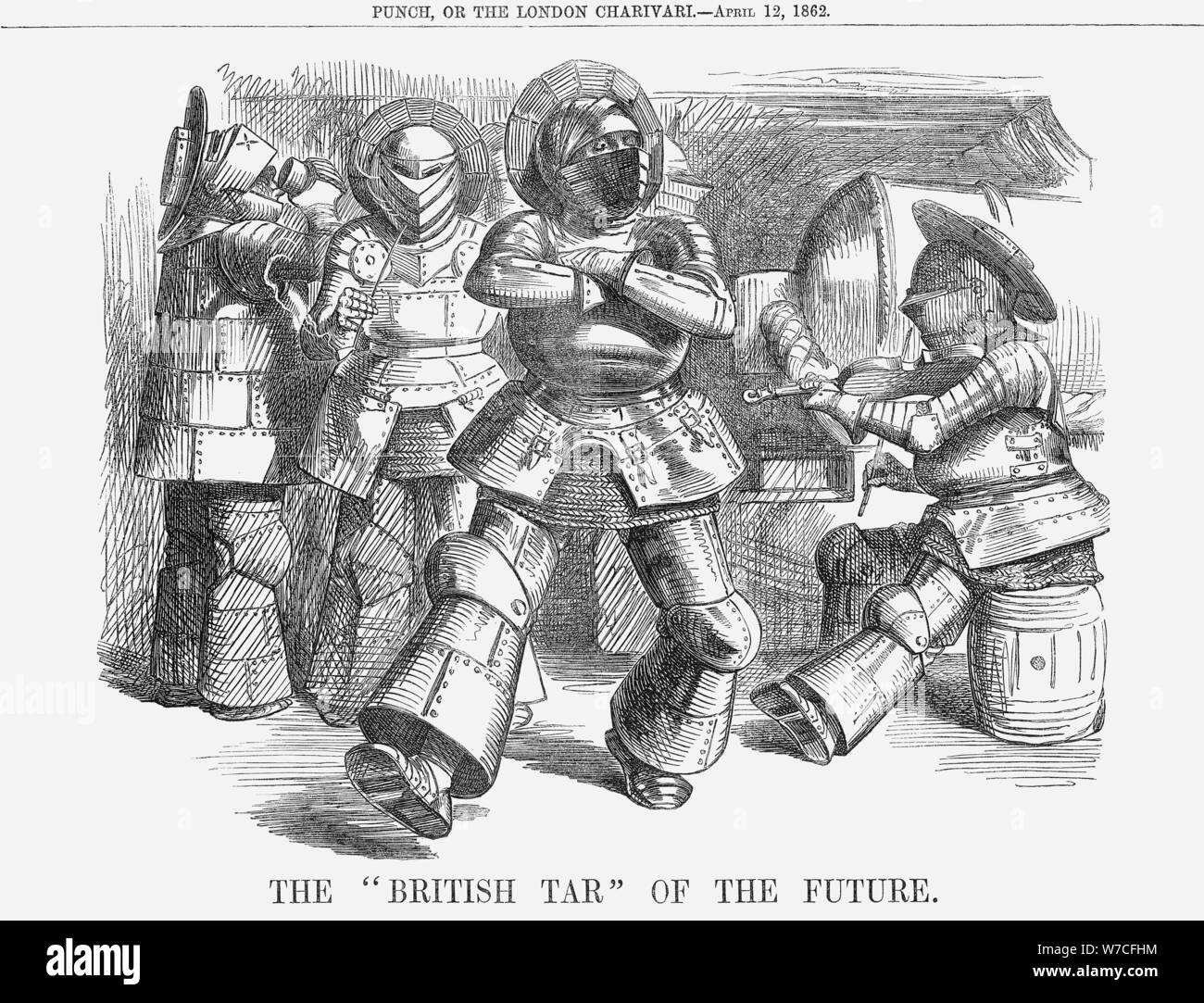 'The British Tar of The Future', 1862. Artist: Unknown Stock Photo - Alamy