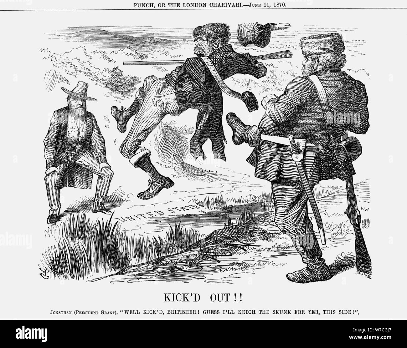 1870 british cartoon hi-res stock photography and images - Alamy