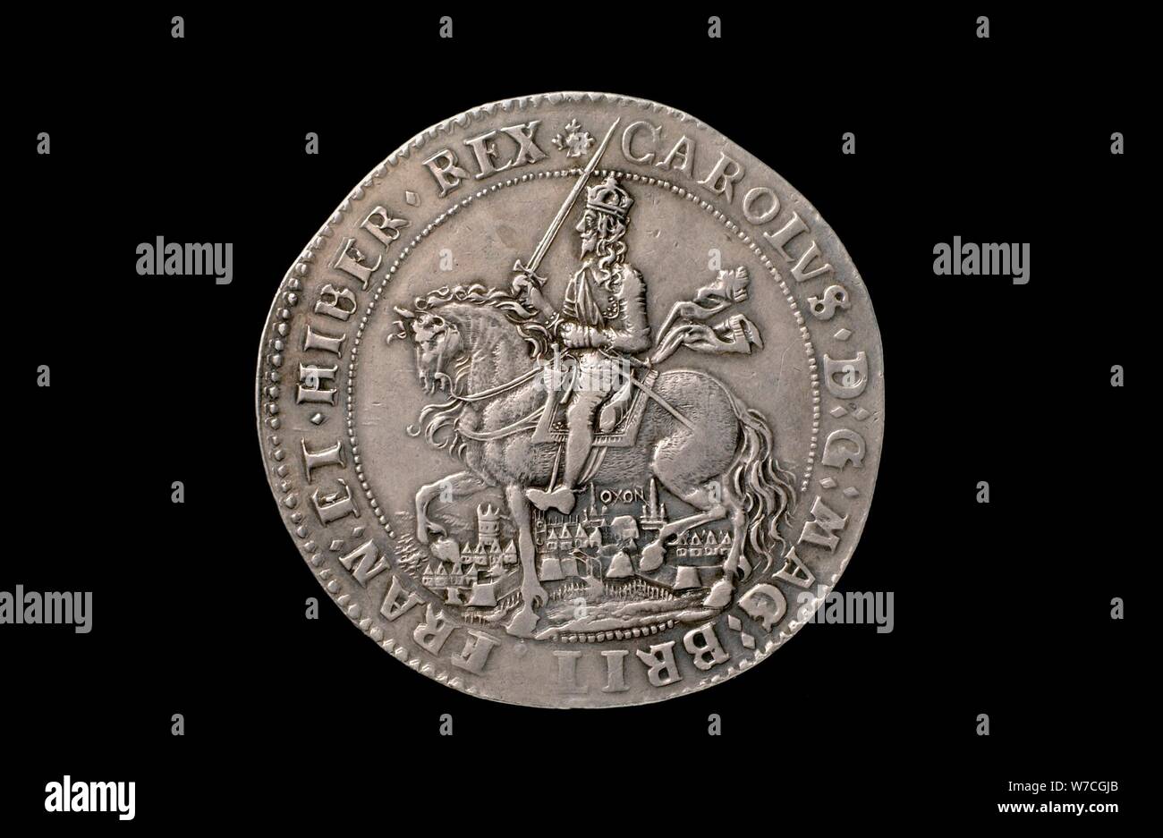 Early Modern English Coin, 1644. Artist: Unknown Stock Photo - Alamy