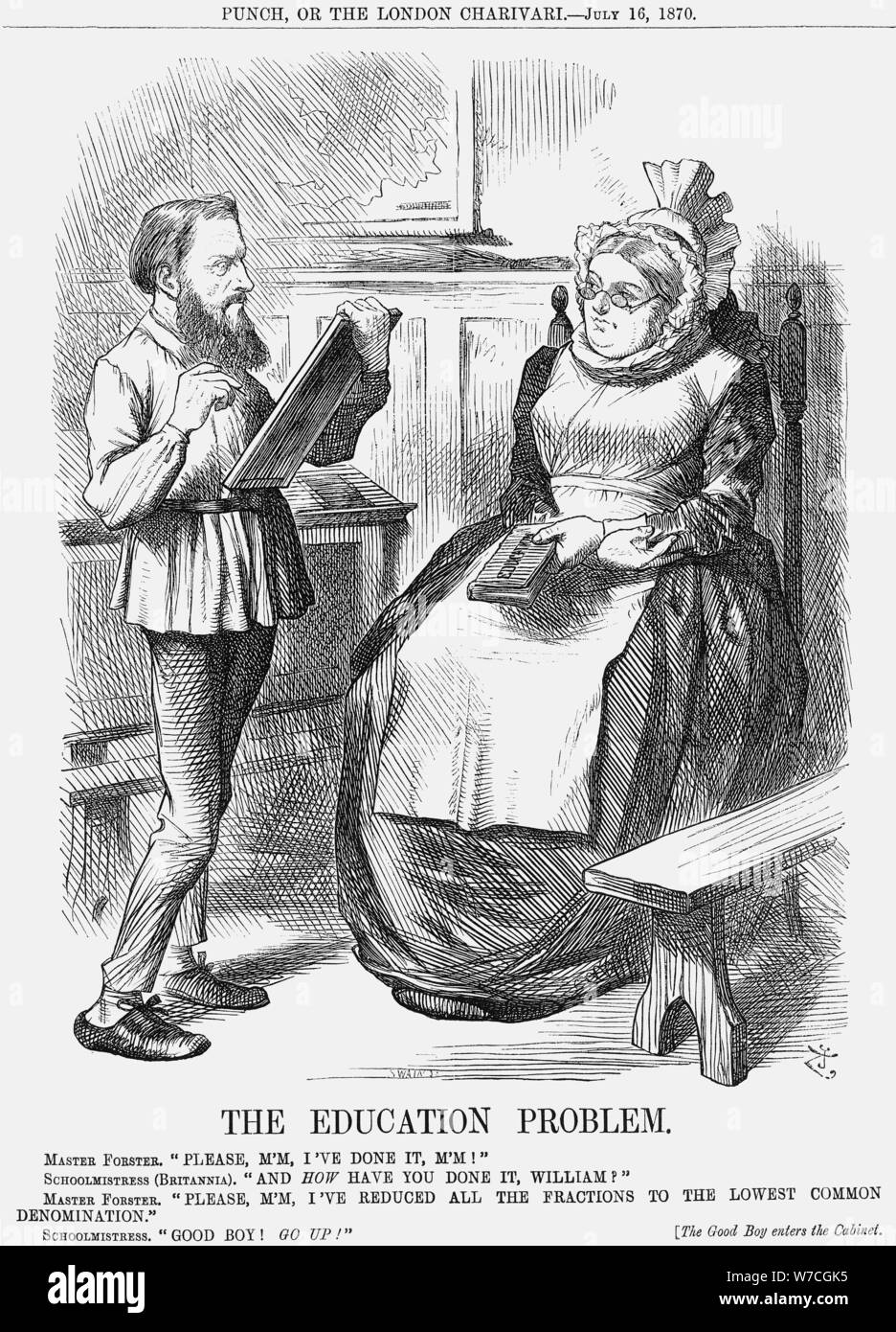 1870 british cartoon hi-res stock photography and images - Alamy