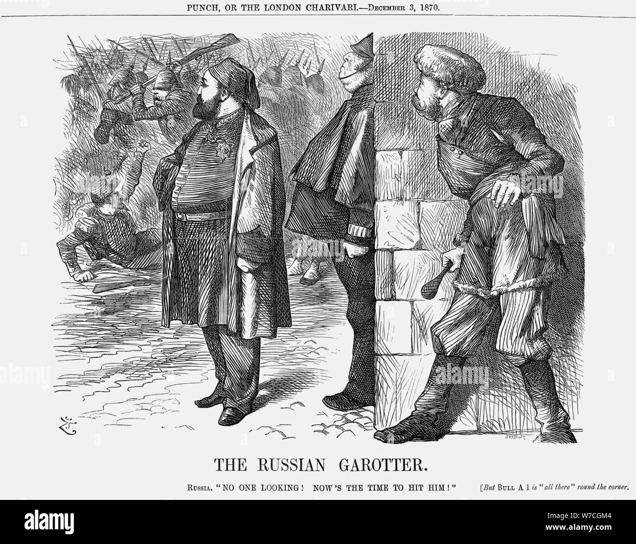 'The Russian Garotter', 1870. Artist: Joseph Swain Stock Photo - Alamy