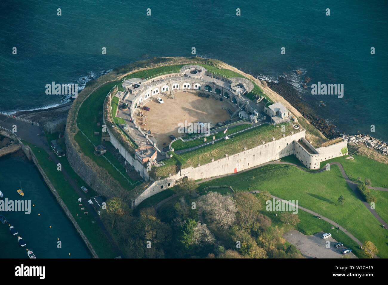 Nothe Fort, former coastal battery and now museum, Weymouth, Dorset ...