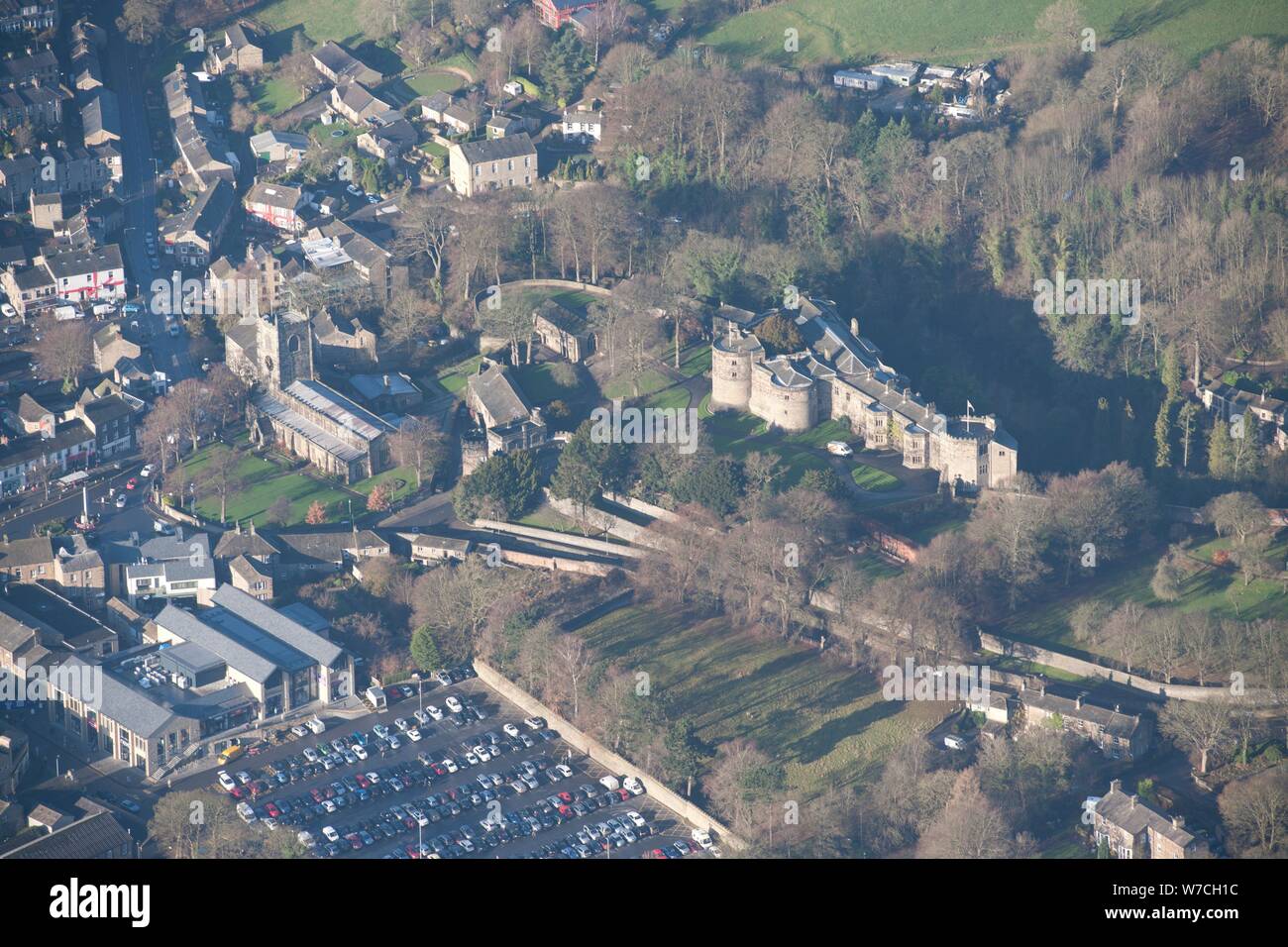 Skipton Castle and Holy Trinity Church, North Yorkshire, 2014. Creator ...