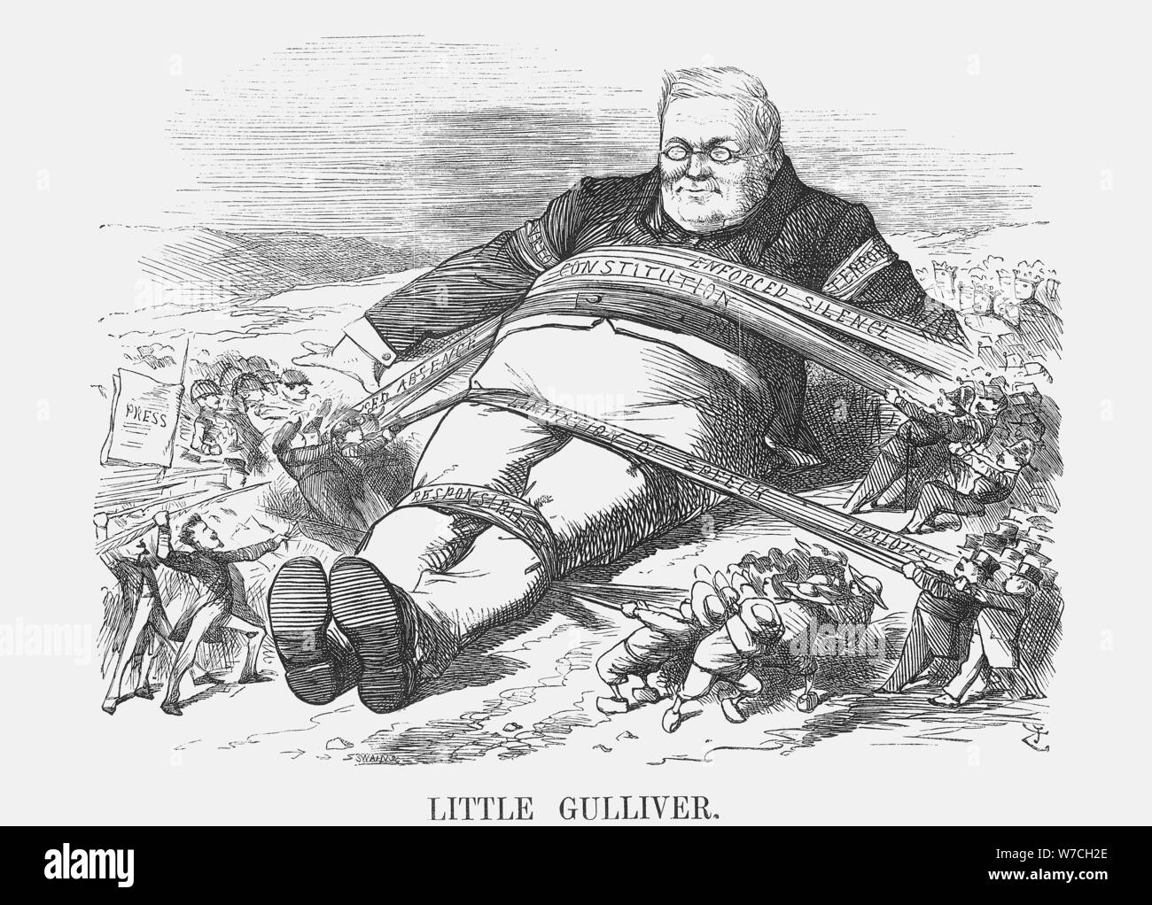Gulliver travels Black and White Stock Photos & Images - Alamy