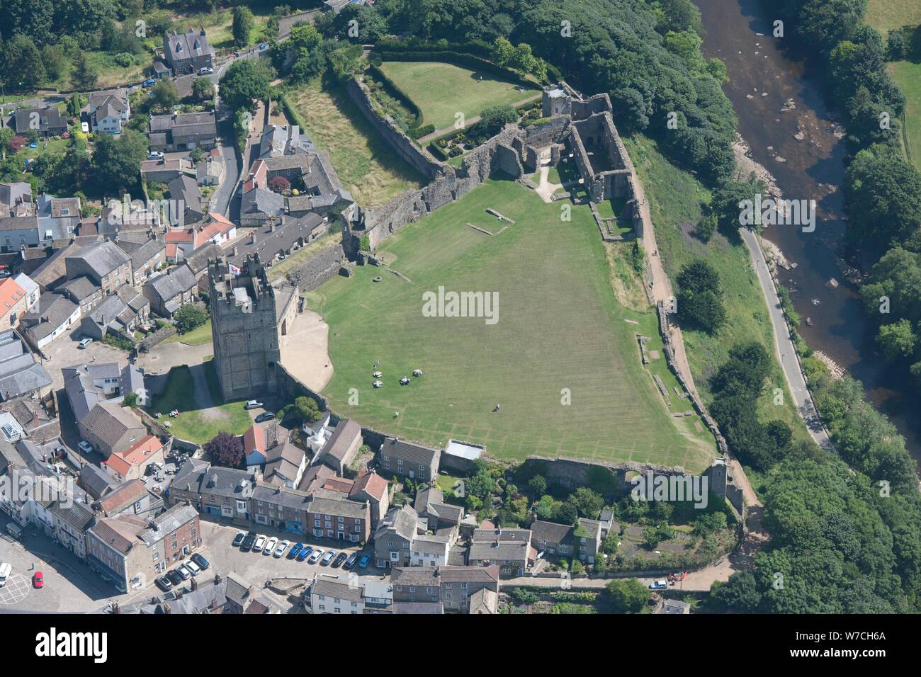 Richmond Castle, Richmond, North Yorkshire, 2014. Creator: Historic ...