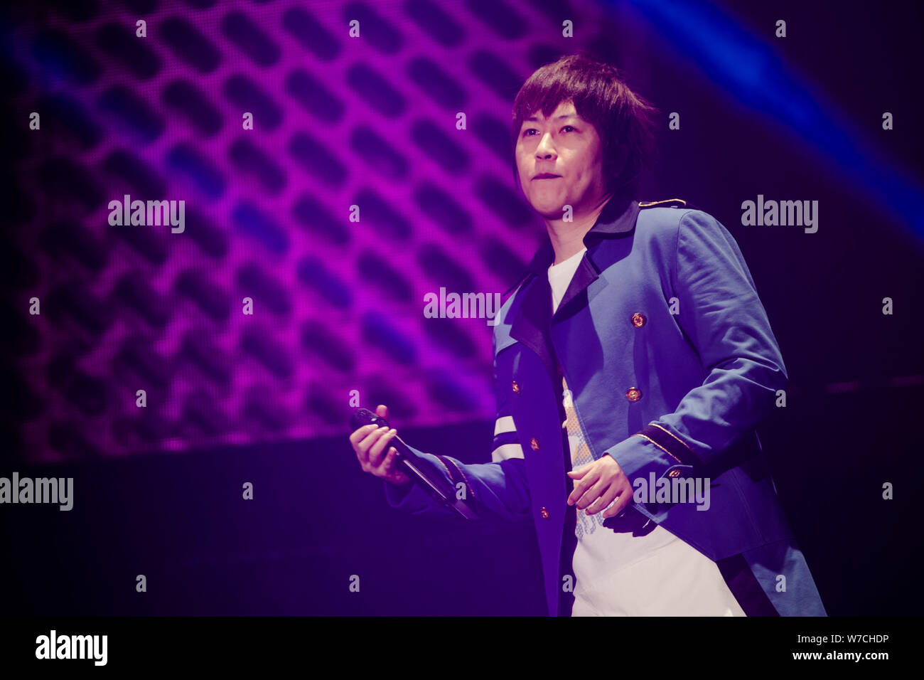 Chen Hsin-hung, better known by his stage name Ashin, of Taiwanese rock ...