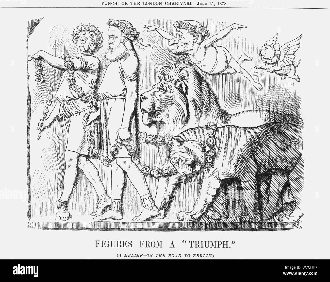 'Figures from a Triumph', 1878. Artist: Joseph Swain Stock Photo - Alamy