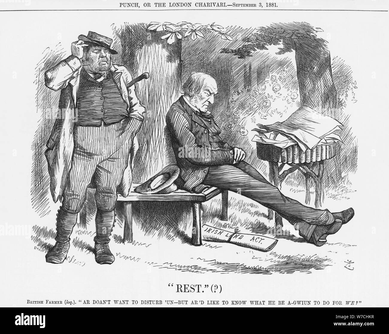 Rest (?), 1881. Artist: Joseph Swain Stock Photo - Alamy