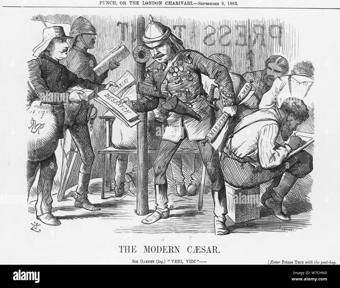'The Modern Caesar', 1882. Artist: Joseph Swain Stock Photo - Alamy