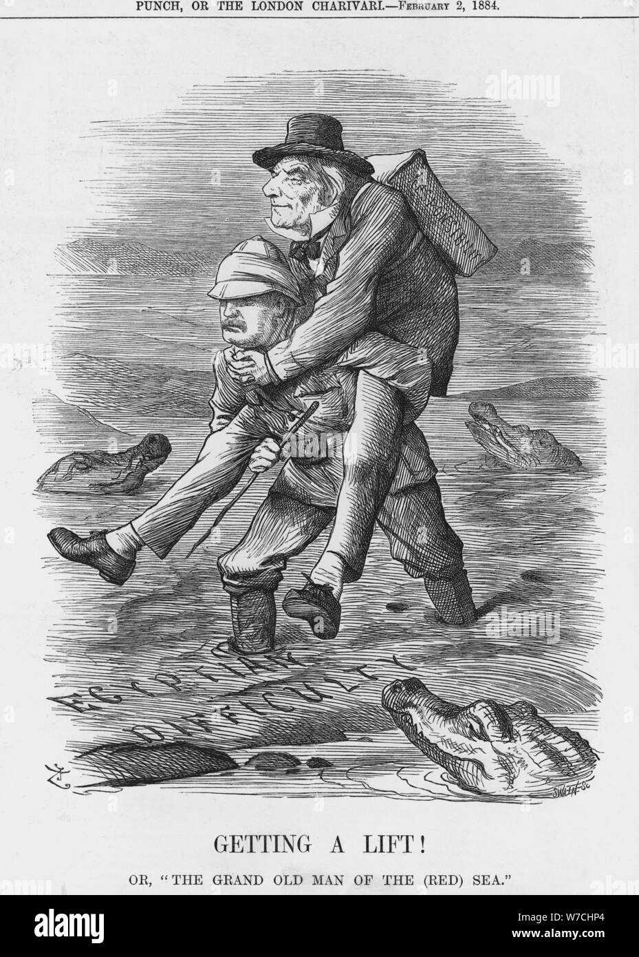'Getting a Lift', 1884. Artist: Unknown Stock Photo - Alamy