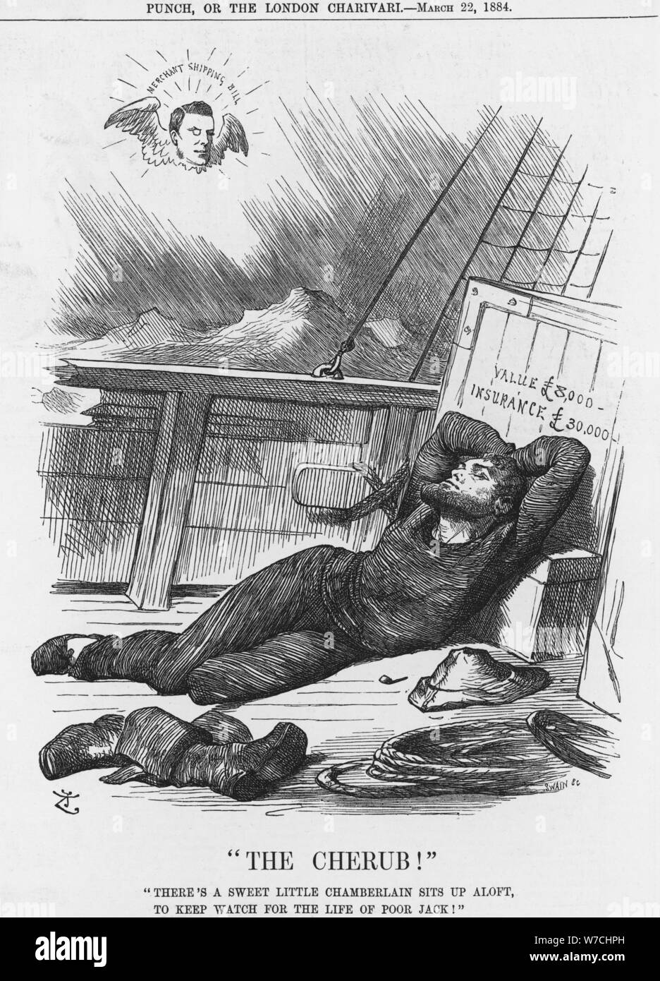 The Cherub!, 1884. Artist: Joseph Swain Stock Photo - Alamy