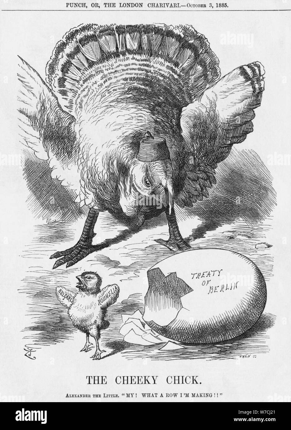 'The Cheeky Chick', 1885. Artist: Joseph Swain Stock Photo - Alamy