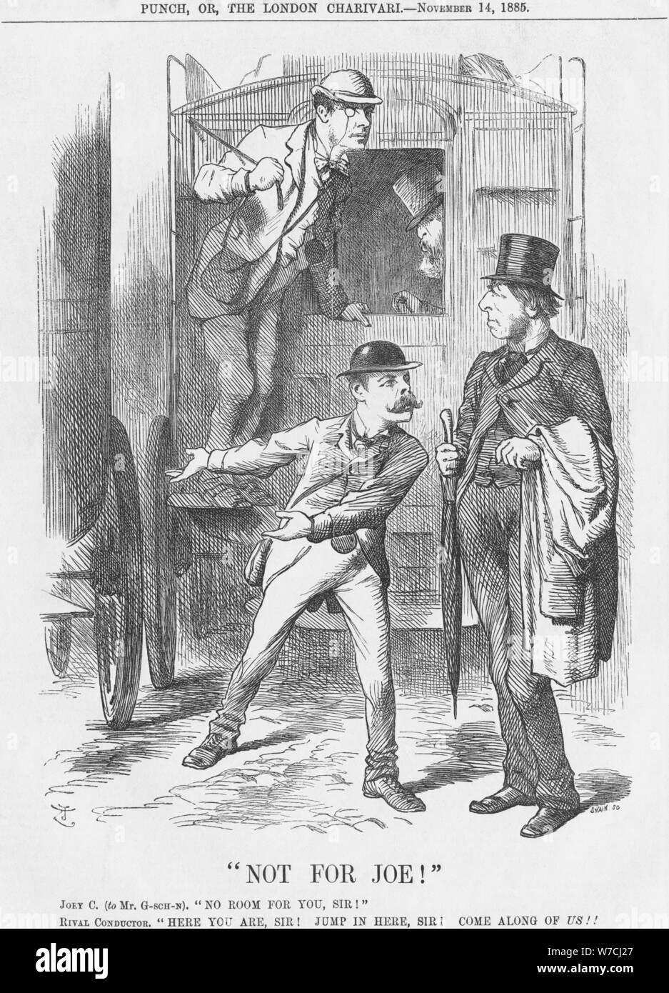 Not for Joe!, 1885. Artist: Joseph Swain Stock Photo - Alamy