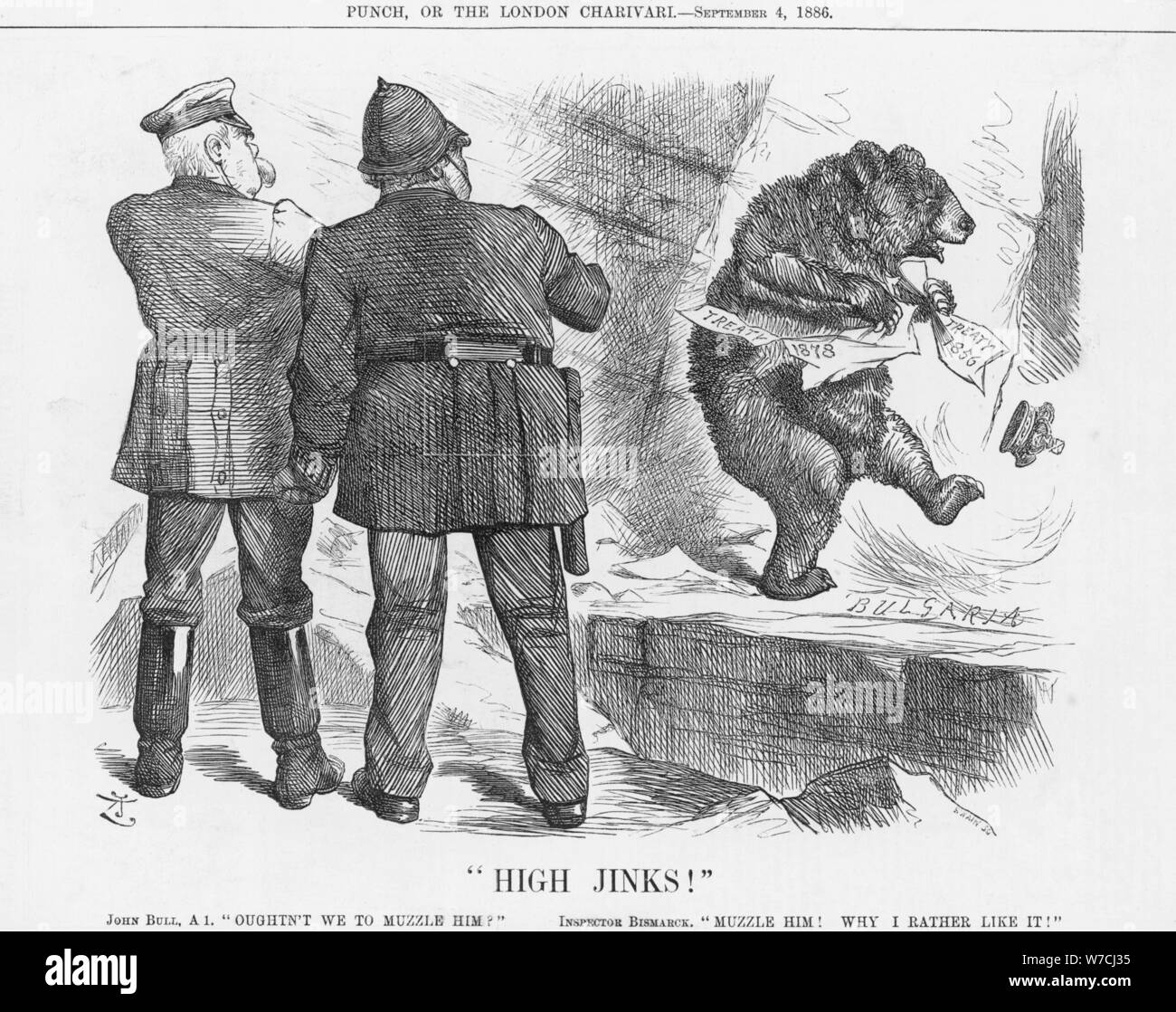 High Jinks!, 1886. Artist: Joseph Swain Stock Photo - Alamy