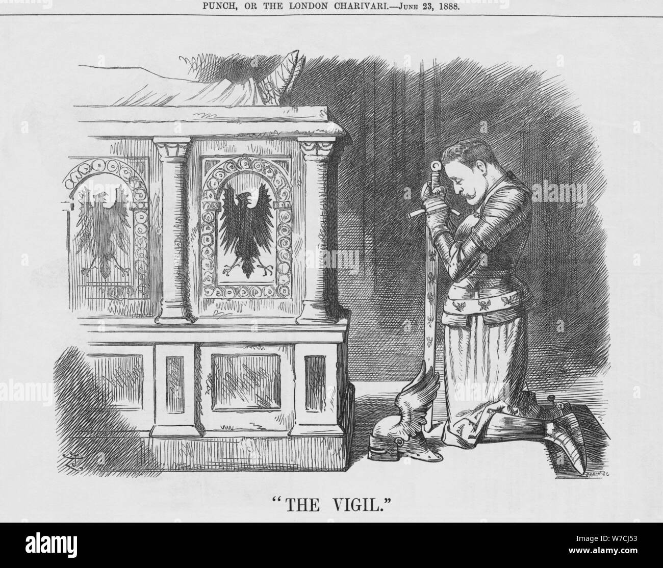 Kaiser wilhelm cartoon hi-res stock photography and images - Alamy