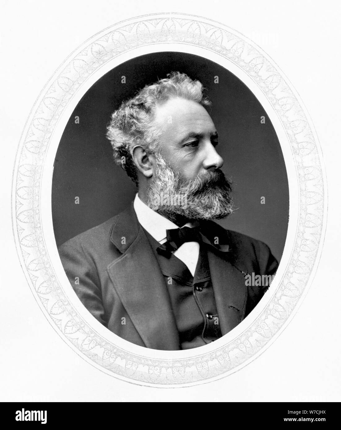 Jules Verne, French adventure and science fiction writer, c1880. Artist ...