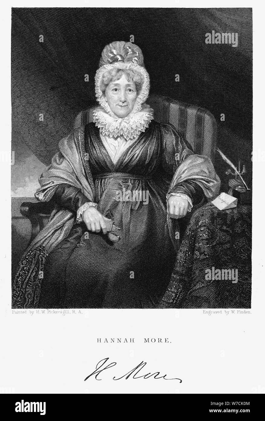 Hannah More, English religions writer, poet and playwright, c1830 ...