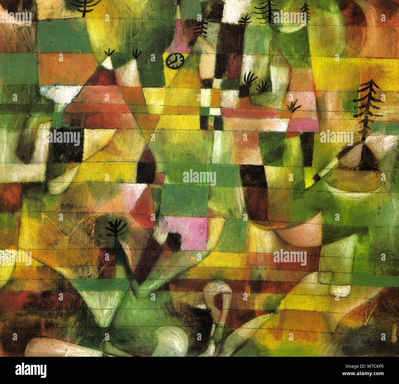 Vintage Paul Klee Abstract Art High Resolution Stock Photography and ...