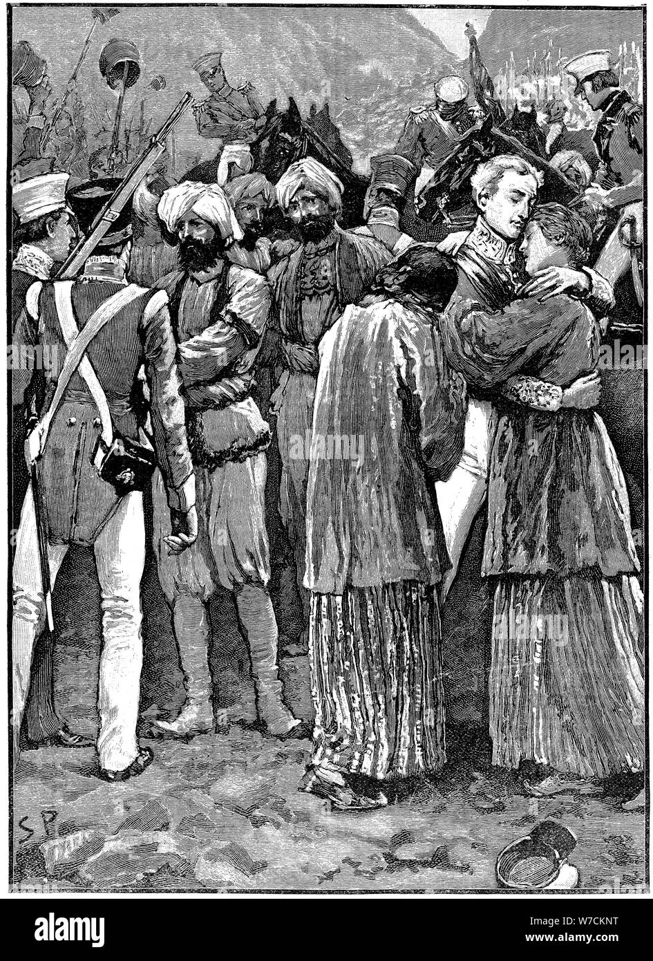 First Anglo-Afghan War (1838-1842), c1885. Artist: Unknown Stock Photo ...