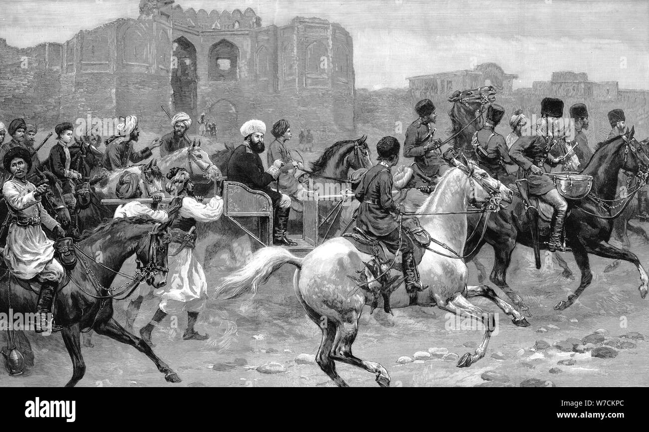 Abdor Rahman Khan (1844-1901), ruler of Afghanistan (1880-1901), 1893 ...