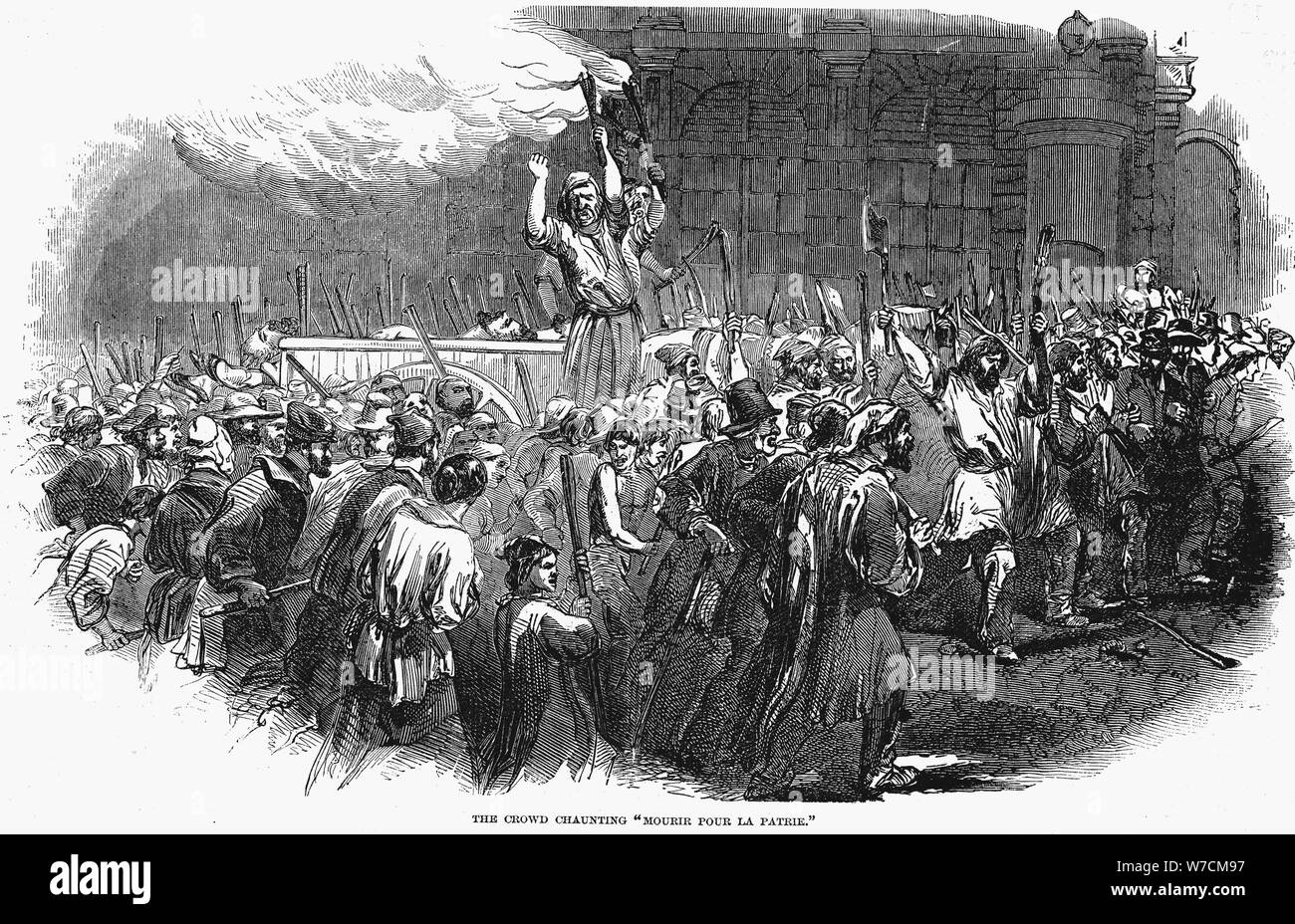 Crowd battle french revolution hi-res stock photography and images - Alamy