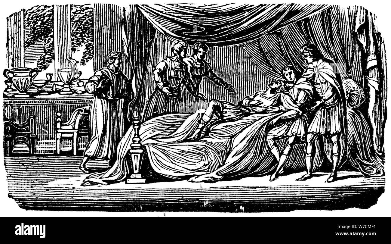 King on deathbed hi-res stock photography and images - Alamy