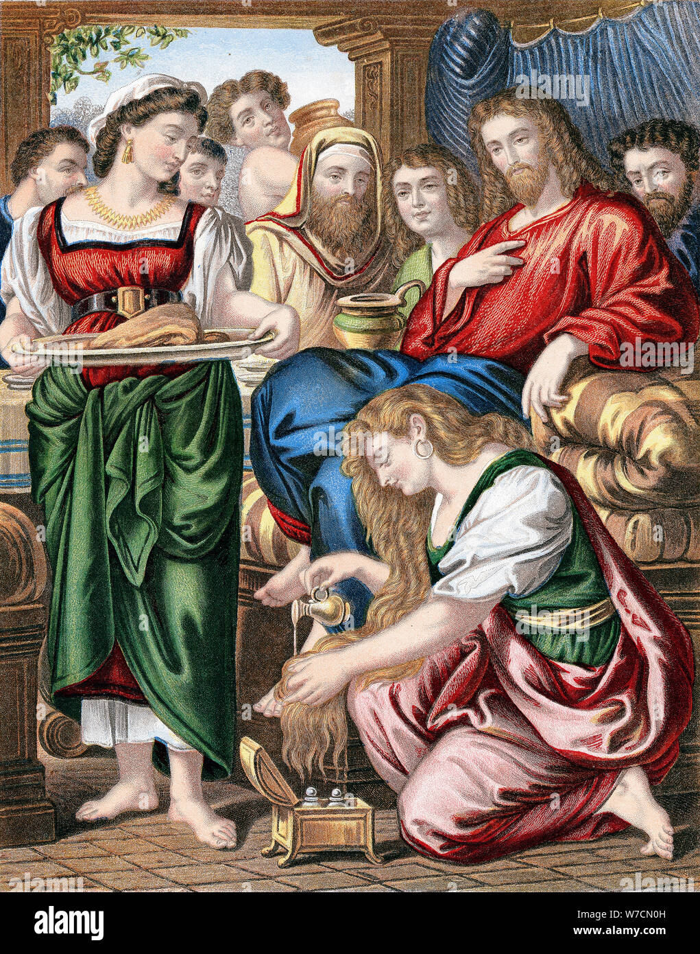 The anointing of jesus by mary hi-res stock photography and images - Alamy