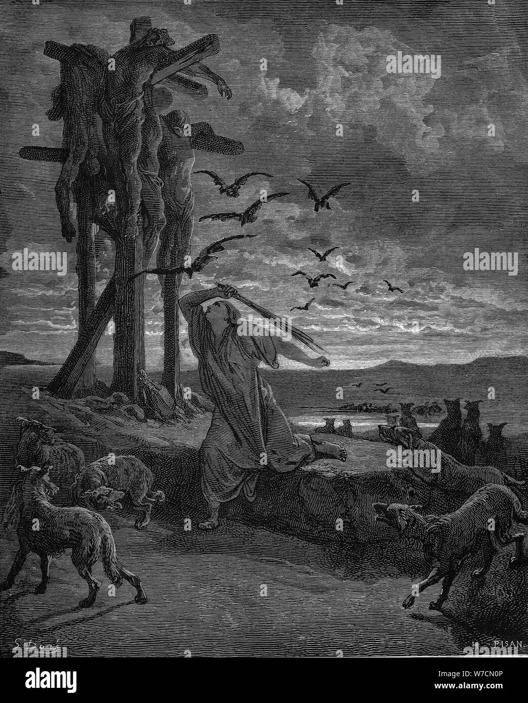 The crucifixion by gustave dore hi-res stock photography and images - Alamy