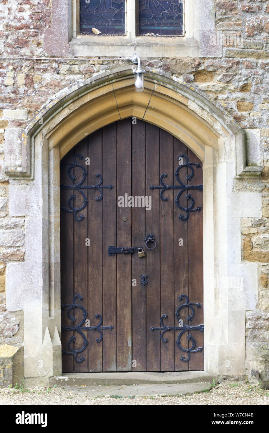 wooden church door Stock Photo - Alamy