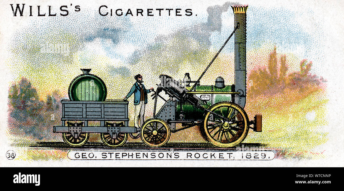 George Stephenson's locomotive 'Rocket', 1829 (1900). Artist: Unknown ...