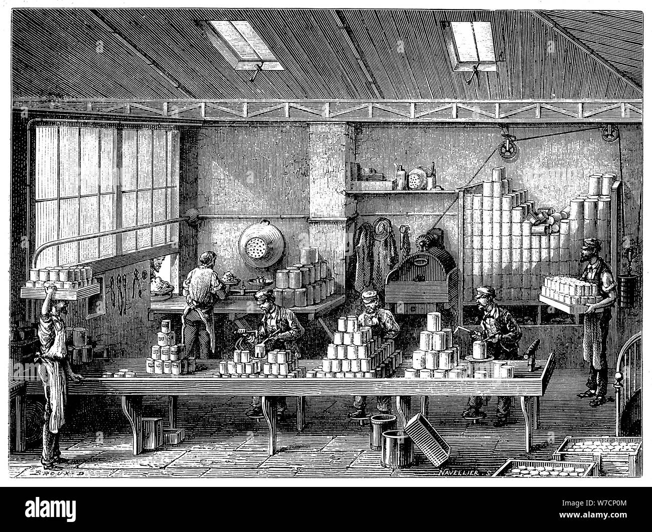 Canned food 19th century hi-res stock photography and images - Alamy