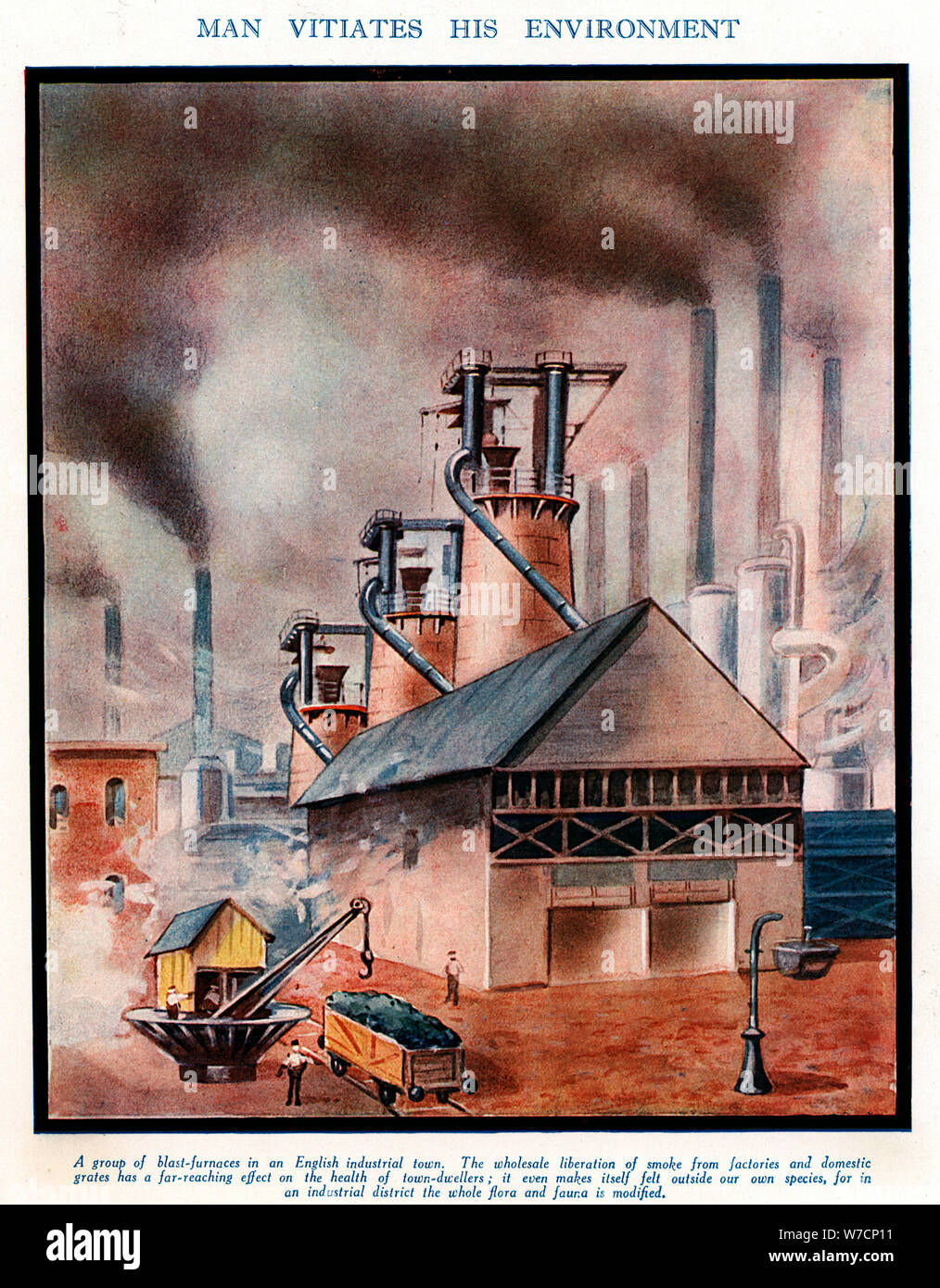 'Man Vitiates his Environment', early 20th century. Artist: Unknown ...