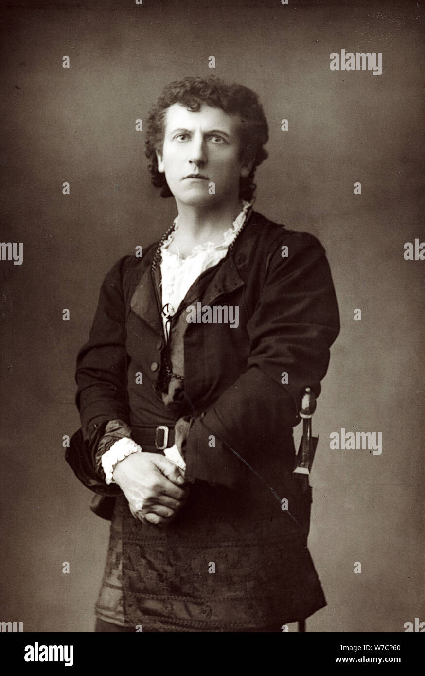 Wilson Barrett (1846-1904), English theatrical actor-manager, c1890 ...