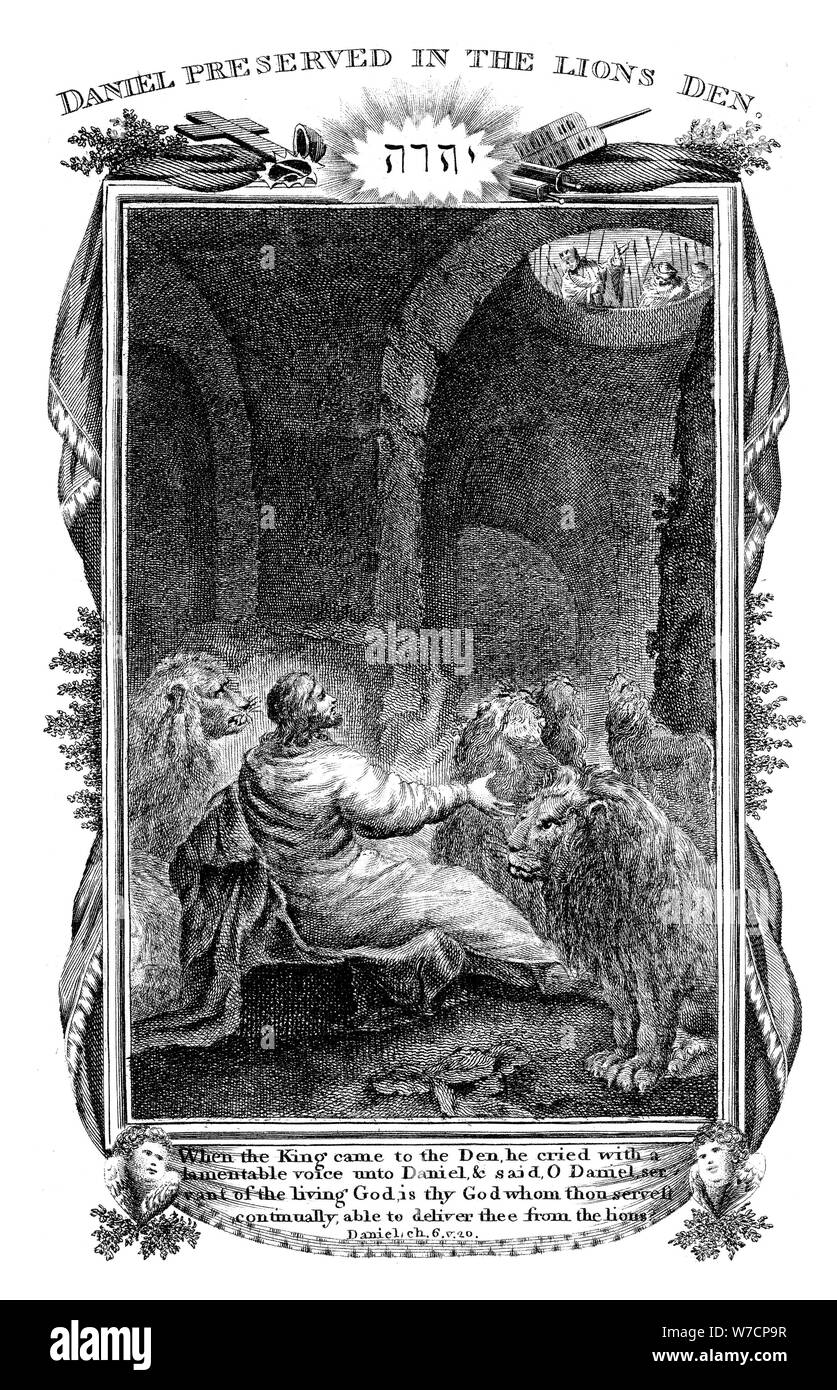 Daniel in the lions den hi-res stock photography and images - Alamy